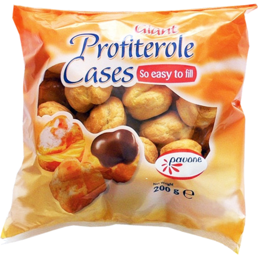 Pavone Giant Profiterole Cases 200g : 2 Brothers foods Online ...